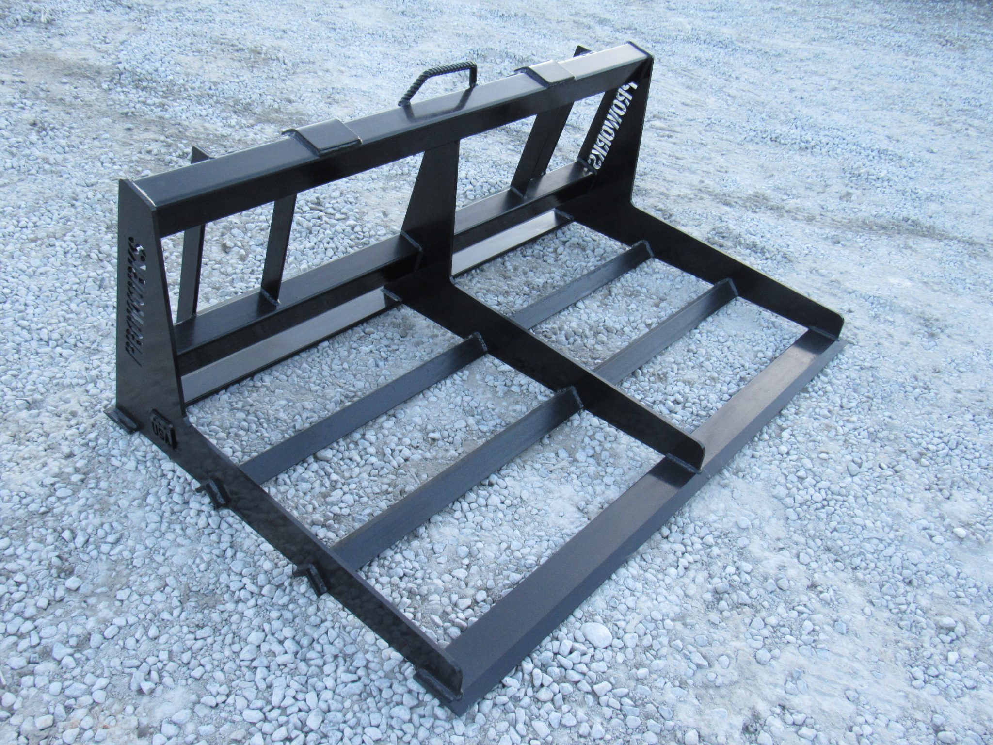 60″ Land Plane Carryall Leveler with Cutting Edge Fits Skid Steer Quick ...