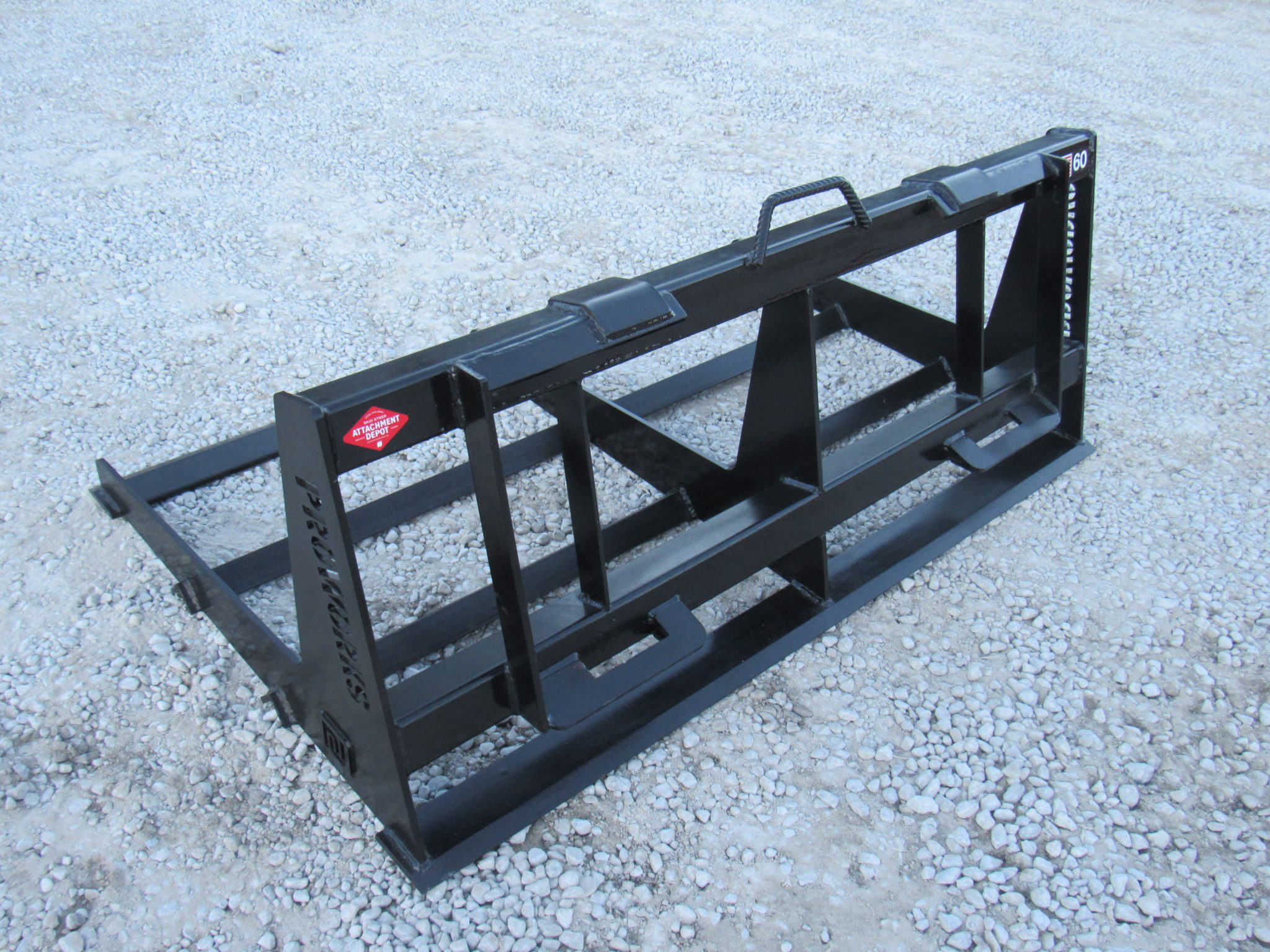 60″ Land Plane Carryall Leveler with Cutting Edge Fits Skid Steer Quick ...