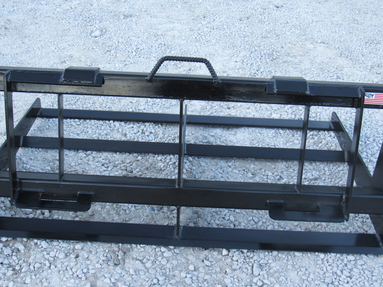 60″ Land Plane Carryall Leveler with Cutting Edge Fits Skid Steer Quick ...