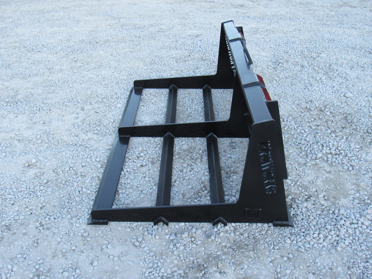 60″ Land Plane Carryall Leveler with Cutting Edge Fits Skid Steer Quick ...