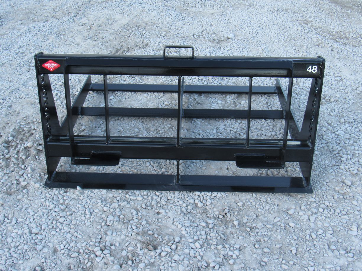 48″ Land Plane Carryall Leveler with Cutting Edge Fits Bobcat MT Mini ...