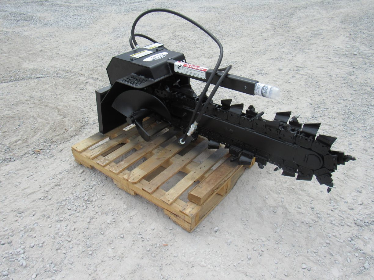 Lowe XR7 36″ x 6″ Trencher with 1/2 Rock & Frost and 1/2 Dirt Teeth ...