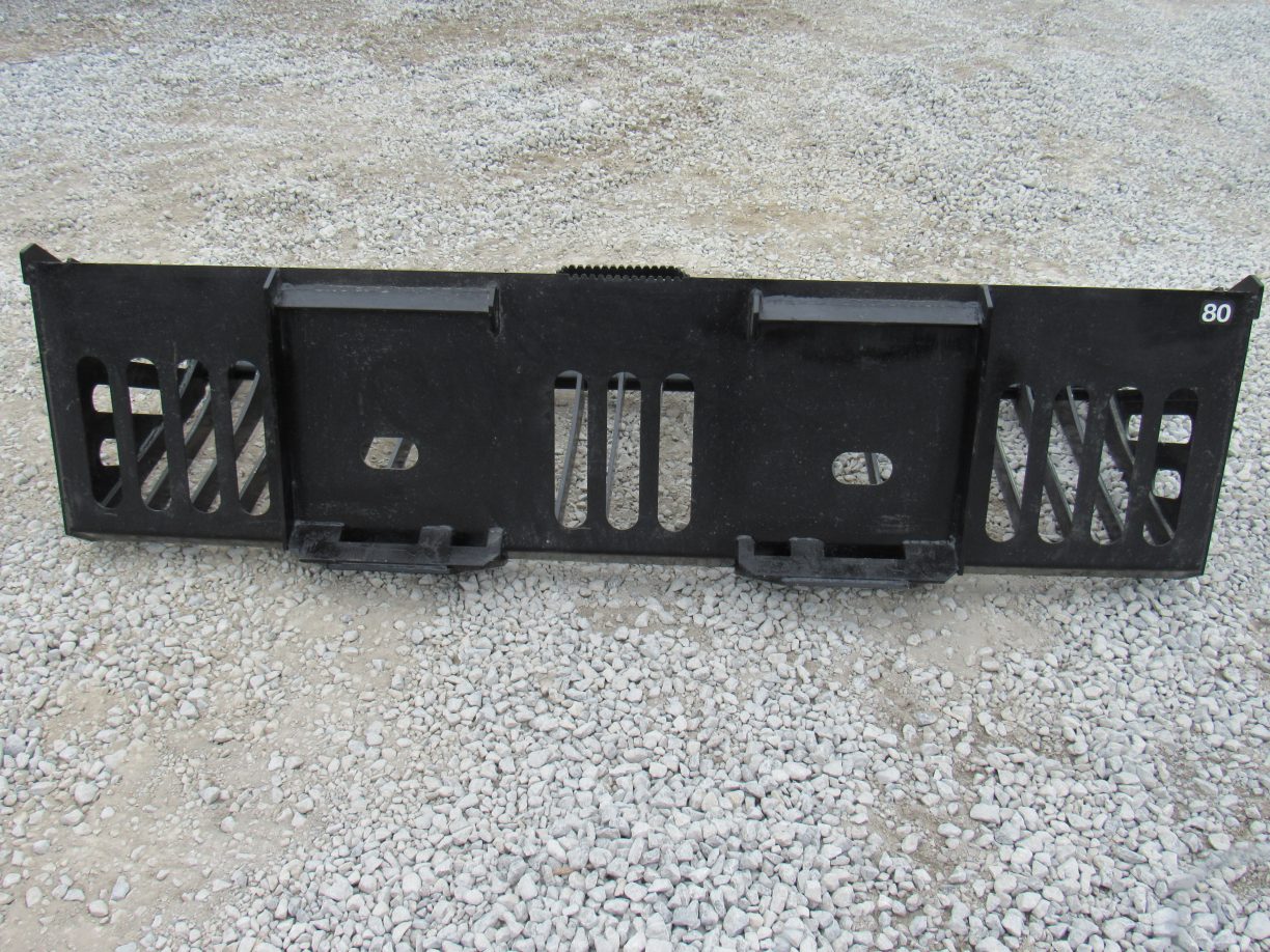 80″ Heavy Duty Skeleton Rock Bucket with Teeth Fits Skid Steer Quick ...