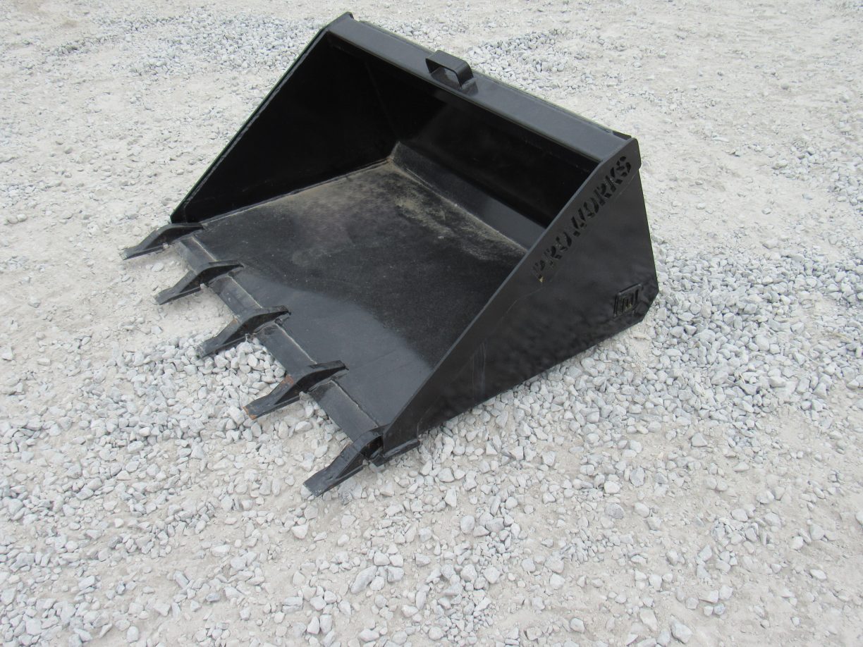 PROWORKS 42″ Low Profile Tooth Bucket Attachment Fits Bobcat MT MT50 ...