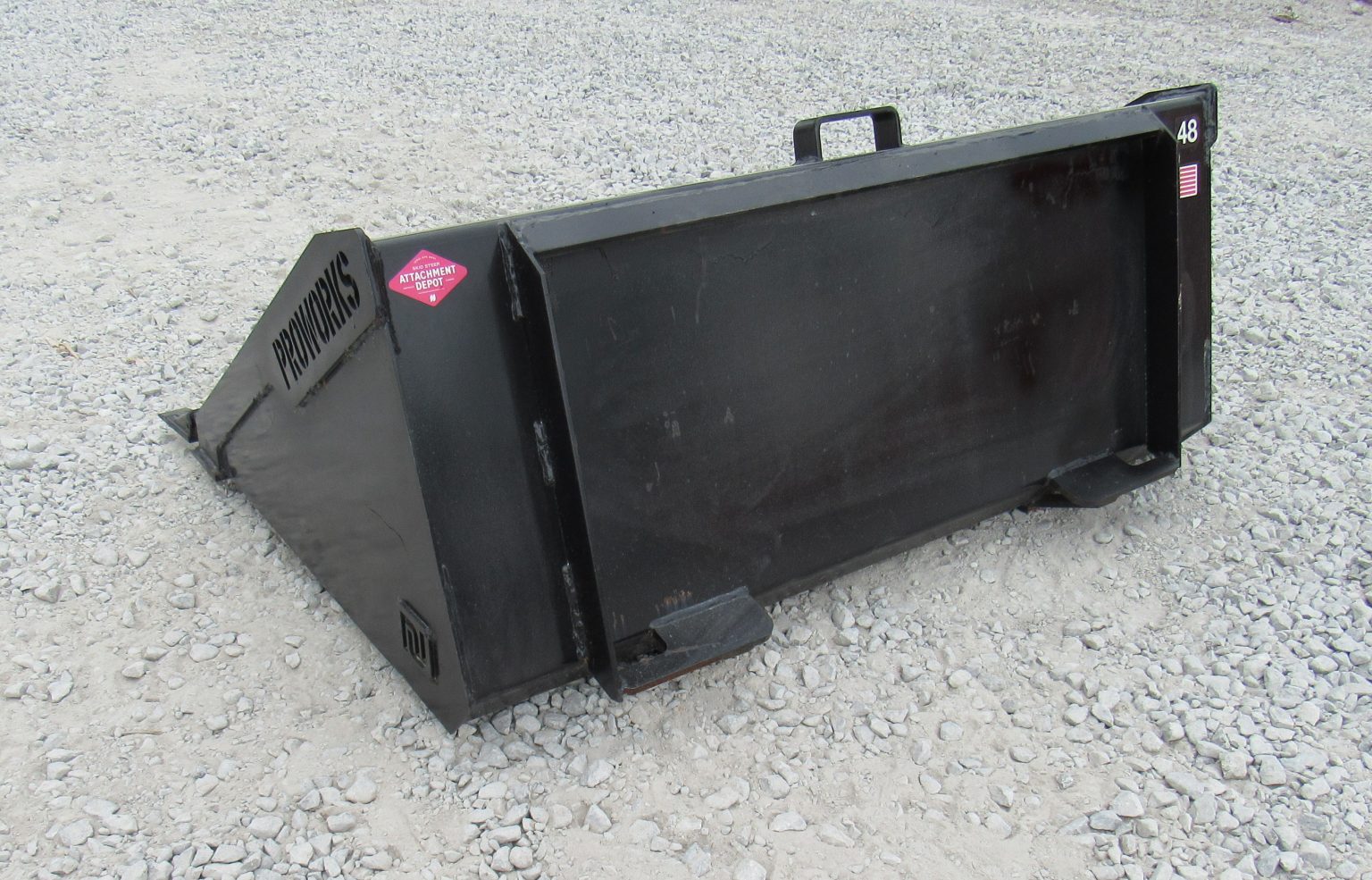 PROWORKS 48″ Low Profile Tooth Bucket Attachment Fits Bobcat MT MT50 ...