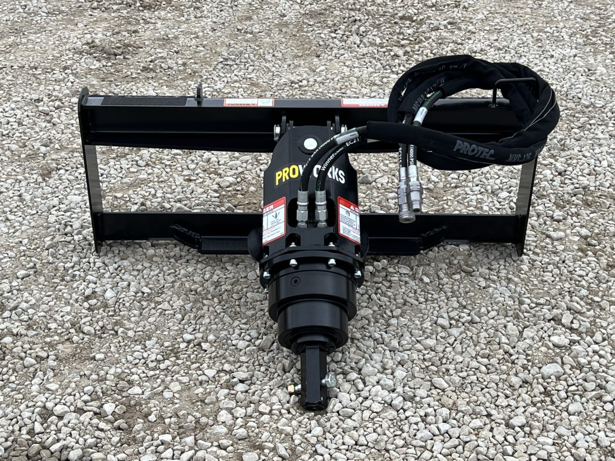 PROWORKS Hex Auger Drive AD1530 Unit Fits Skid Steer Quick Attach ...