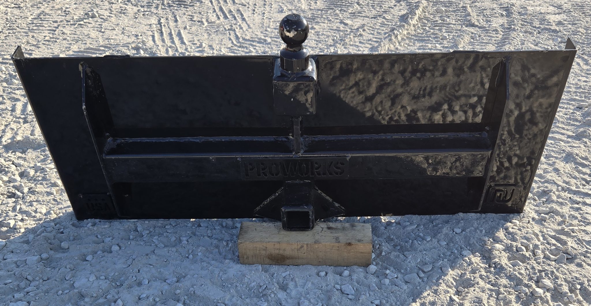 PROWorks Skid Steer Quick Attach to Trailer Receiver Hitch Attachment ...