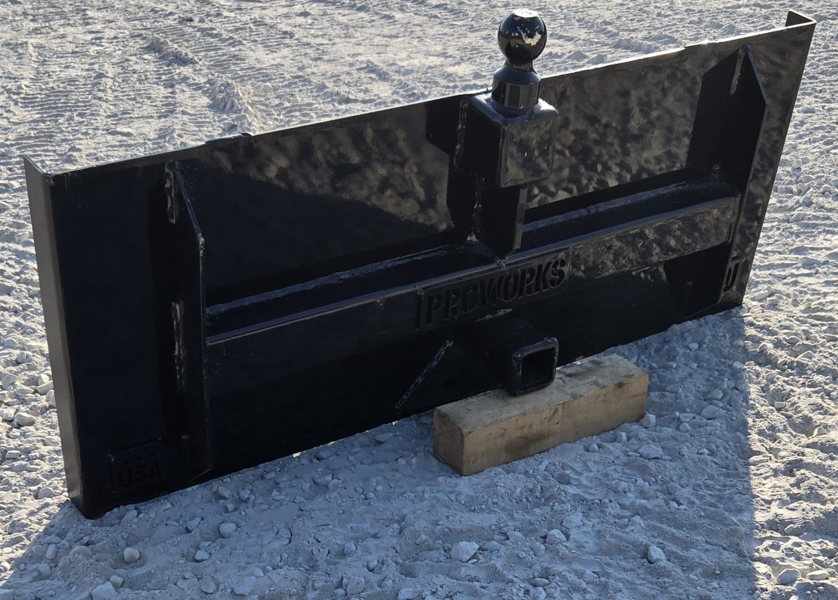 PROWorks Skid Steer Quick Attach to Trailer Receiver Hitch Attachment ...