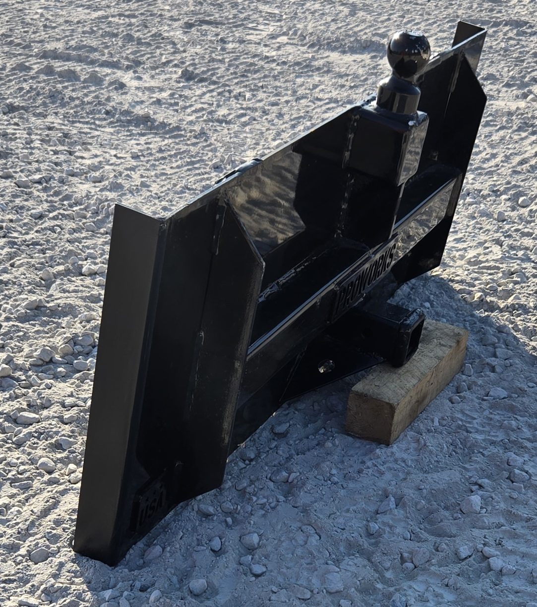 PROWorks Skid Steer Quick Attach to Trailer Receiver Hitch Attachment ...
