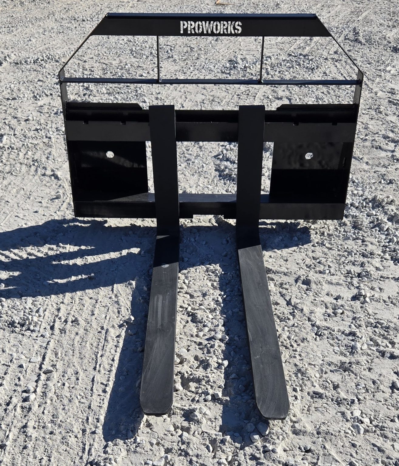 Hi Vis Pallet Fork Frame with 48″ 4,000 Pound Pallet Forks – Black ...