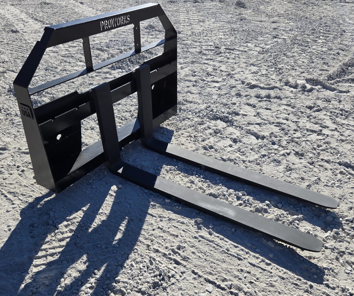 Hi Vis Pallet Fork Frame with 48″ 4,000 Pound Pallet Forks – Black ...