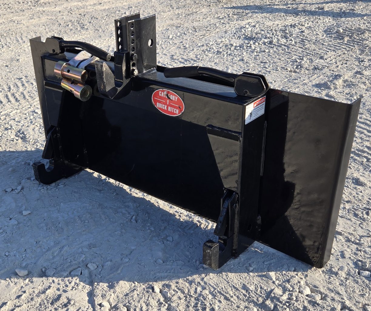 PROWorks Skid Steer Quick Attach to 3 Point CAT 1 Quick Hitch Adapter ...