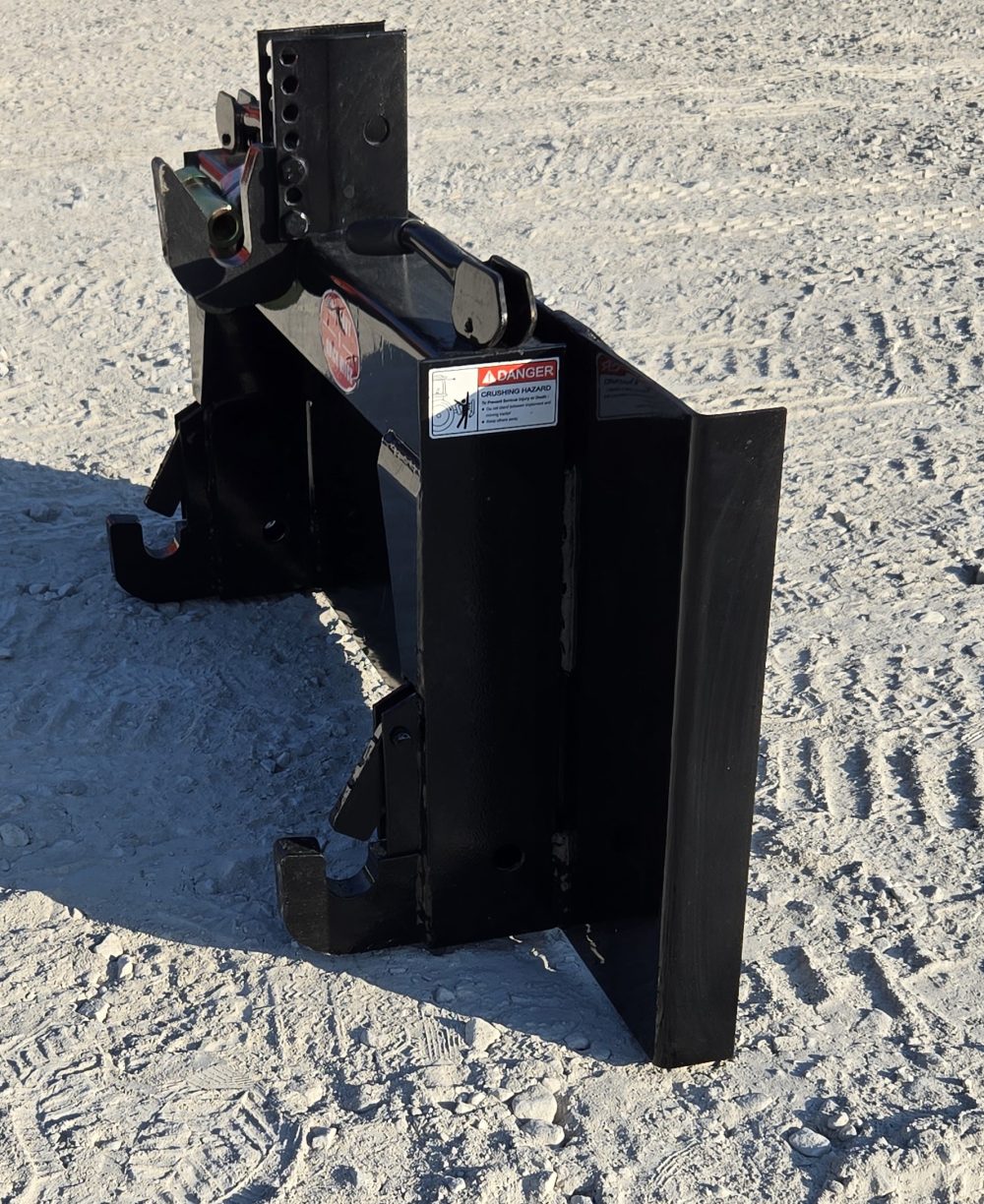 PROWorks Skid Steer Quick Attach to 3 Point CAT 1 Quick Hitch Adapter ...