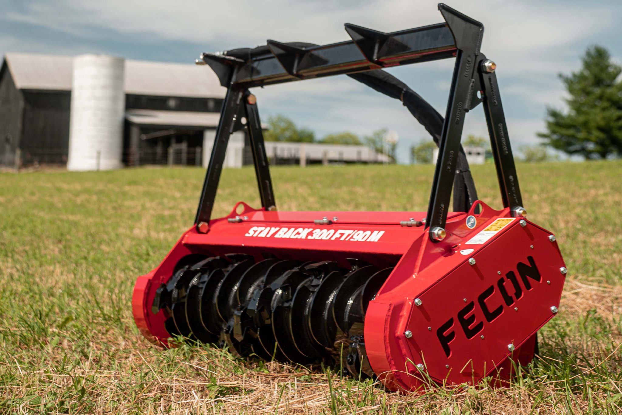 Fecon RK6015 Standard Flow Mulching Head Fits Skid Steer Quick Attach ...