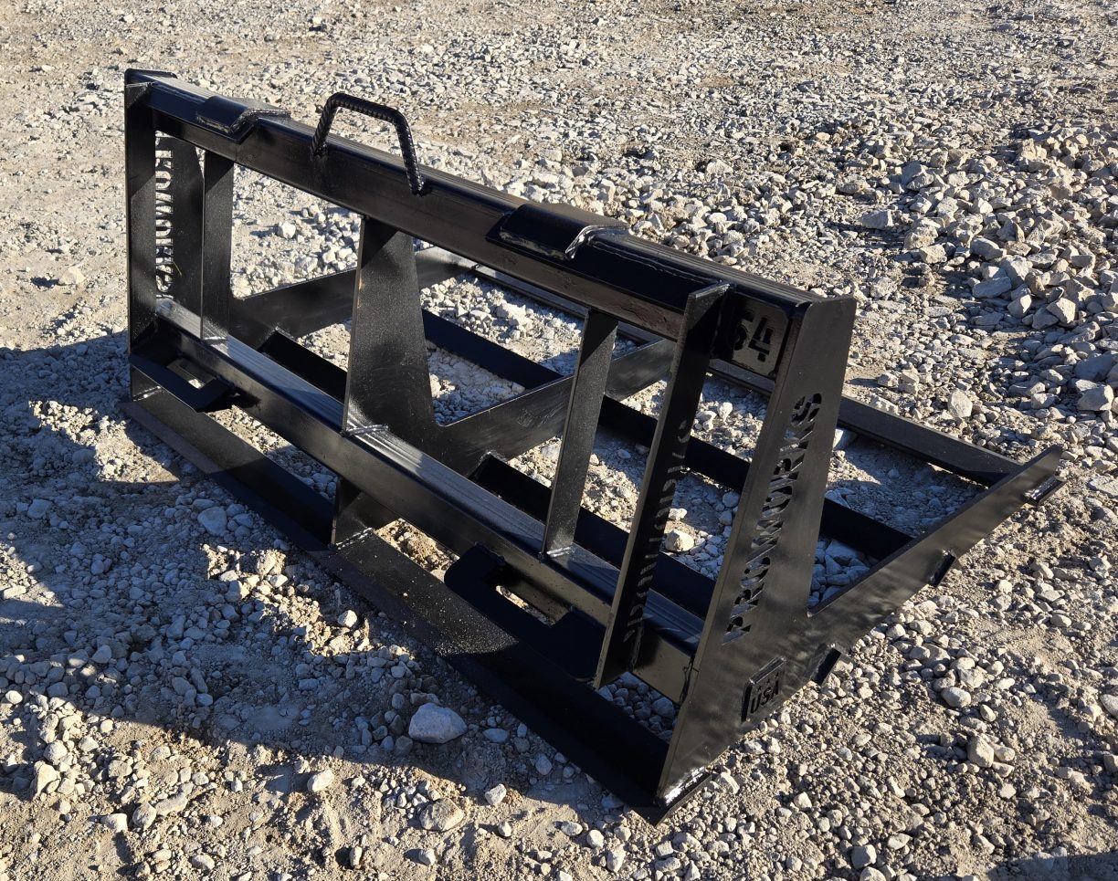 54″ Land Plane Carryall Leveler with Cutting Edge Fits Skid Steer Quick ...