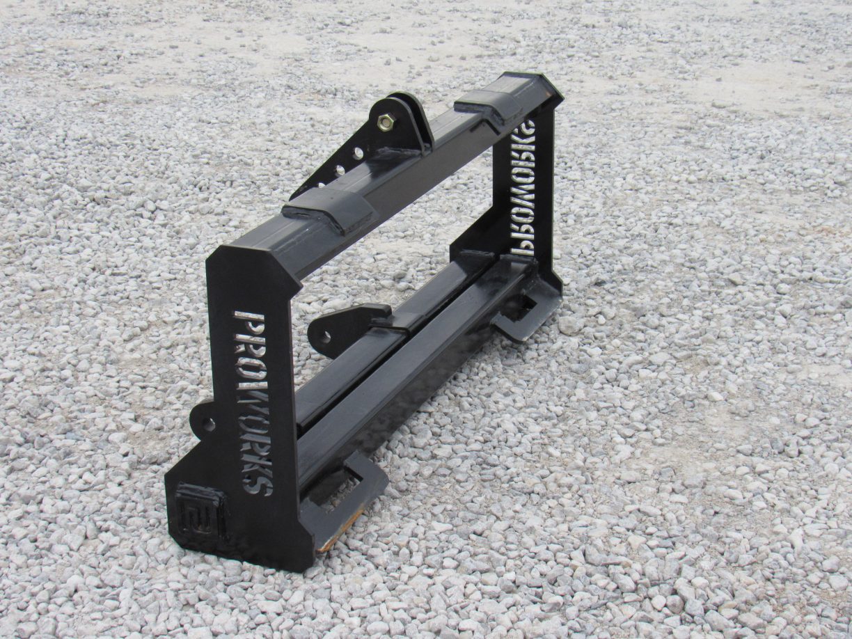 PROWorks Skid Steer Quick Attach to 3 Point CAT 1 Adapter – Skid Steer ...