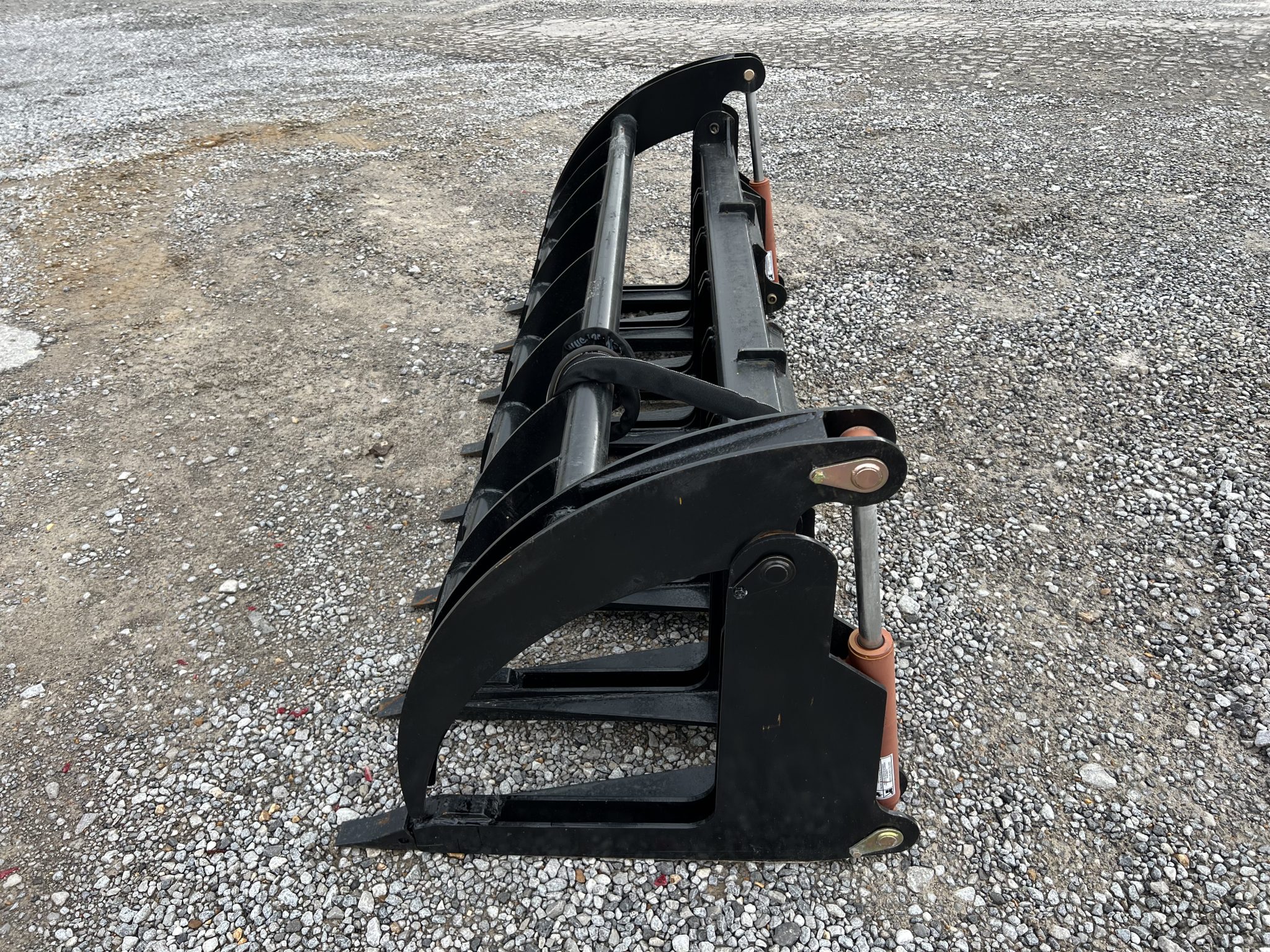 84” Heavy Duty Root Rake Clam Grapple Attachment with Teeth Fits Skid ...