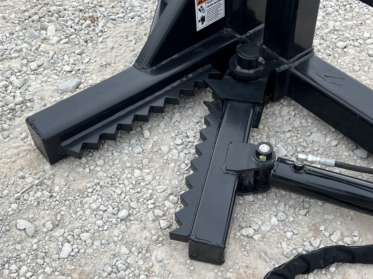 Tree and Post Puller Attachment Fits Skid Steer Loader Quick Attach ...