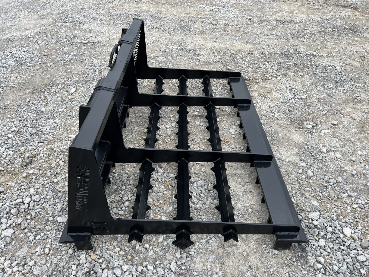72″ Land Plane Grading Leveler with Scarifier Teeth Fits Skid Steer ...