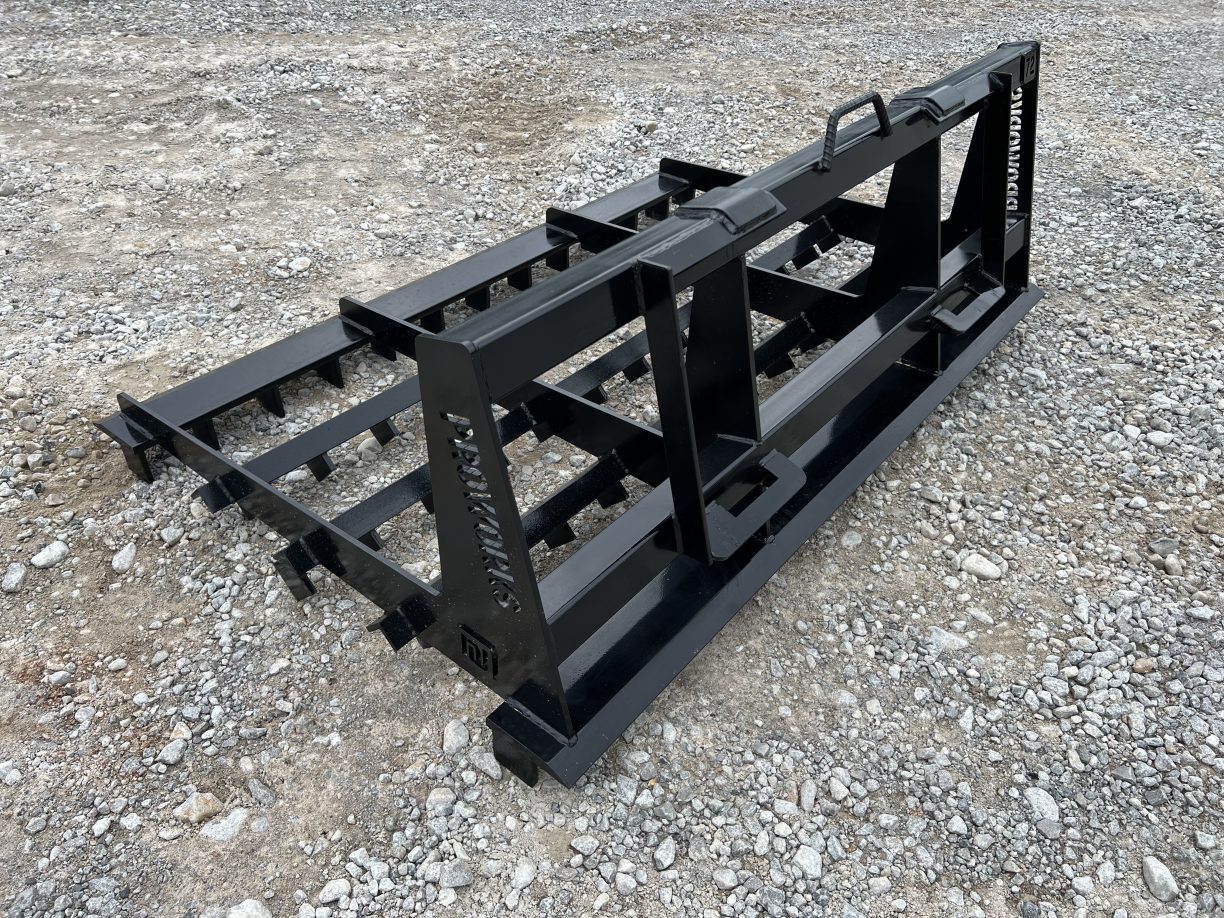 72″ Land Plane Grading Leveler with Scarifier Teeth Fits Skid Steer ...