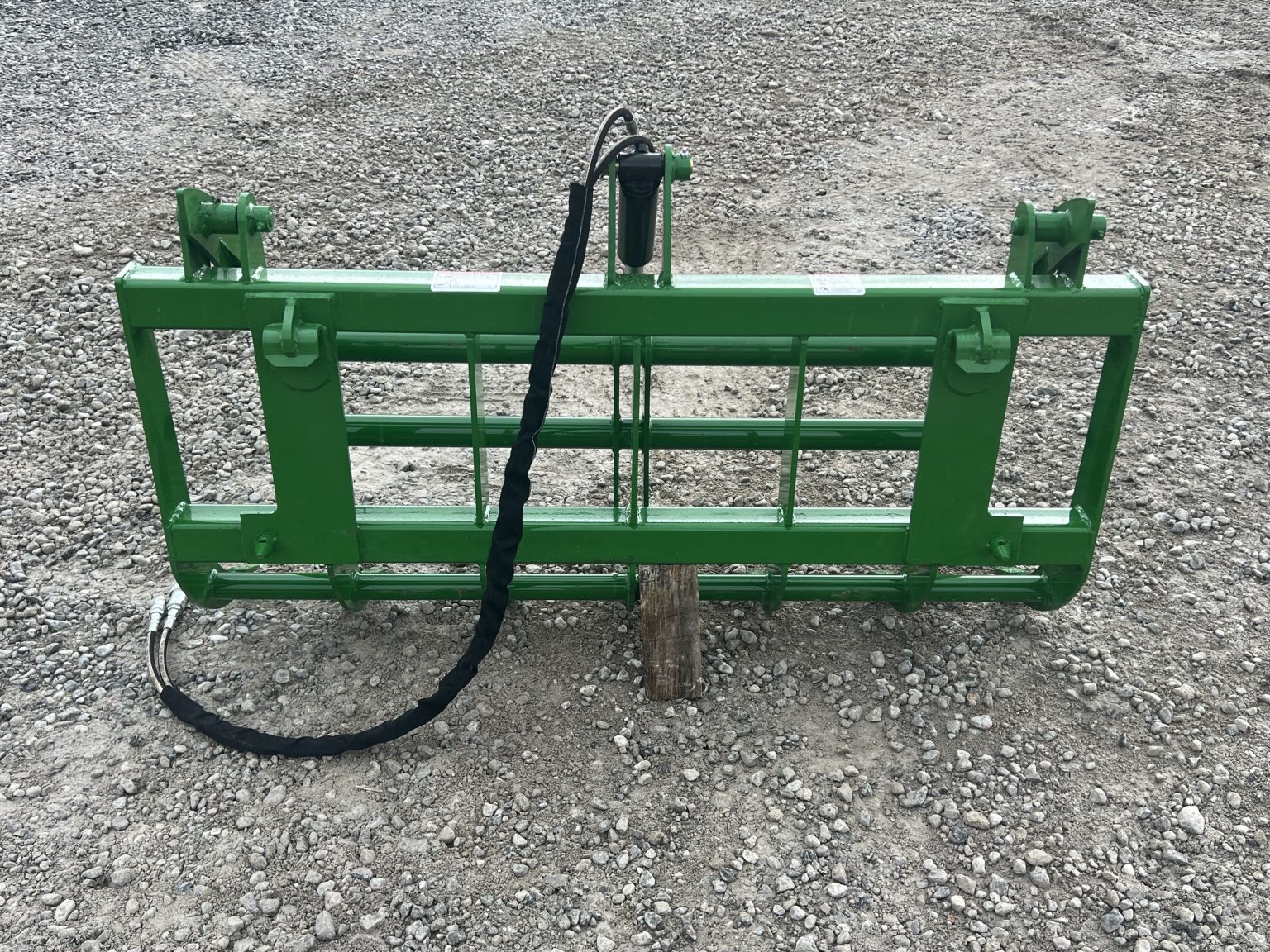 60″ Compact Tractor Root Rake Clam Grapple Fits John Deere Loader ...