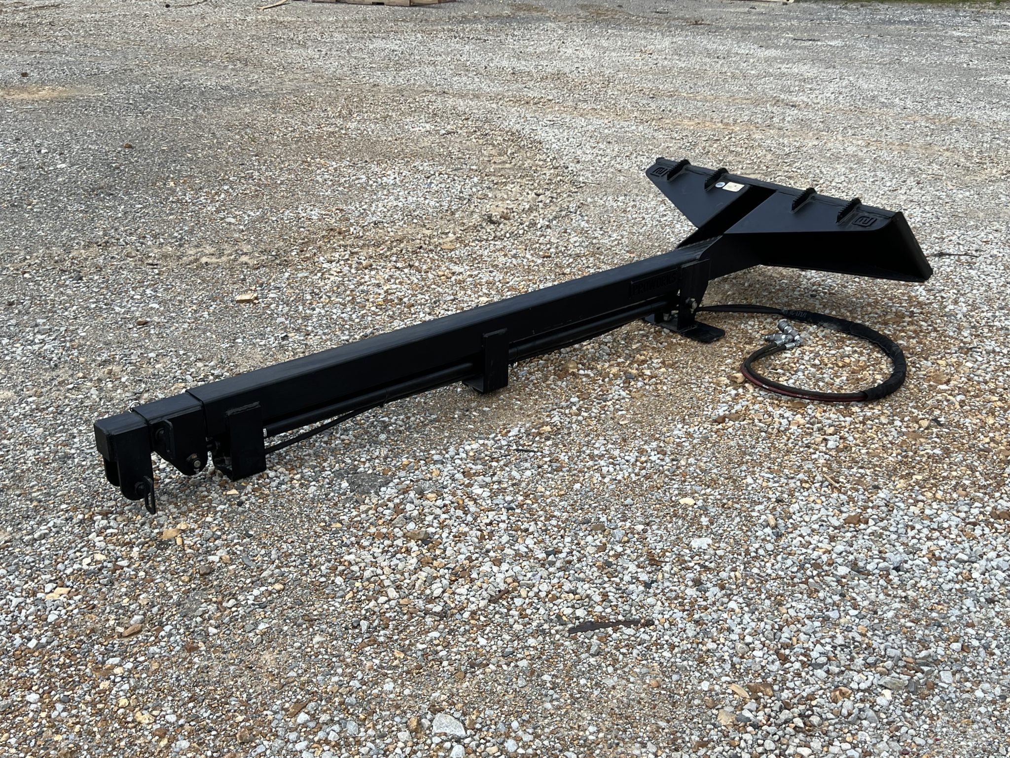 Hydraulic Telescopic Boom Pole Attachment Fits Skid Steer Quick Attach ...