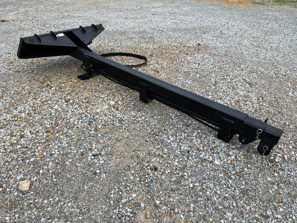 Hydraulic Telescopic Boom Pole Attachment Fits Skid Steer Quick Attach ...
