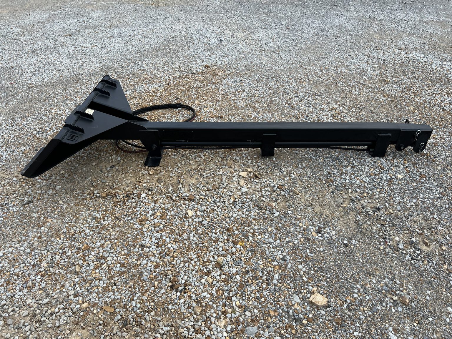 Hydraulic Telescopic Boom Pole Attachment Fits Skid Steer Quick Attach ...