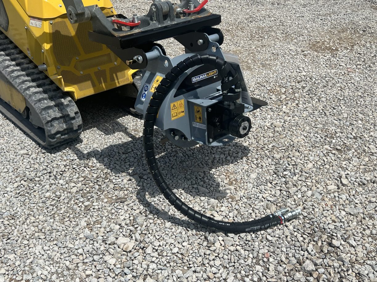 Baumalight S14 Stump Grinder Attachment Fits Mini Universal Skid Steer ...