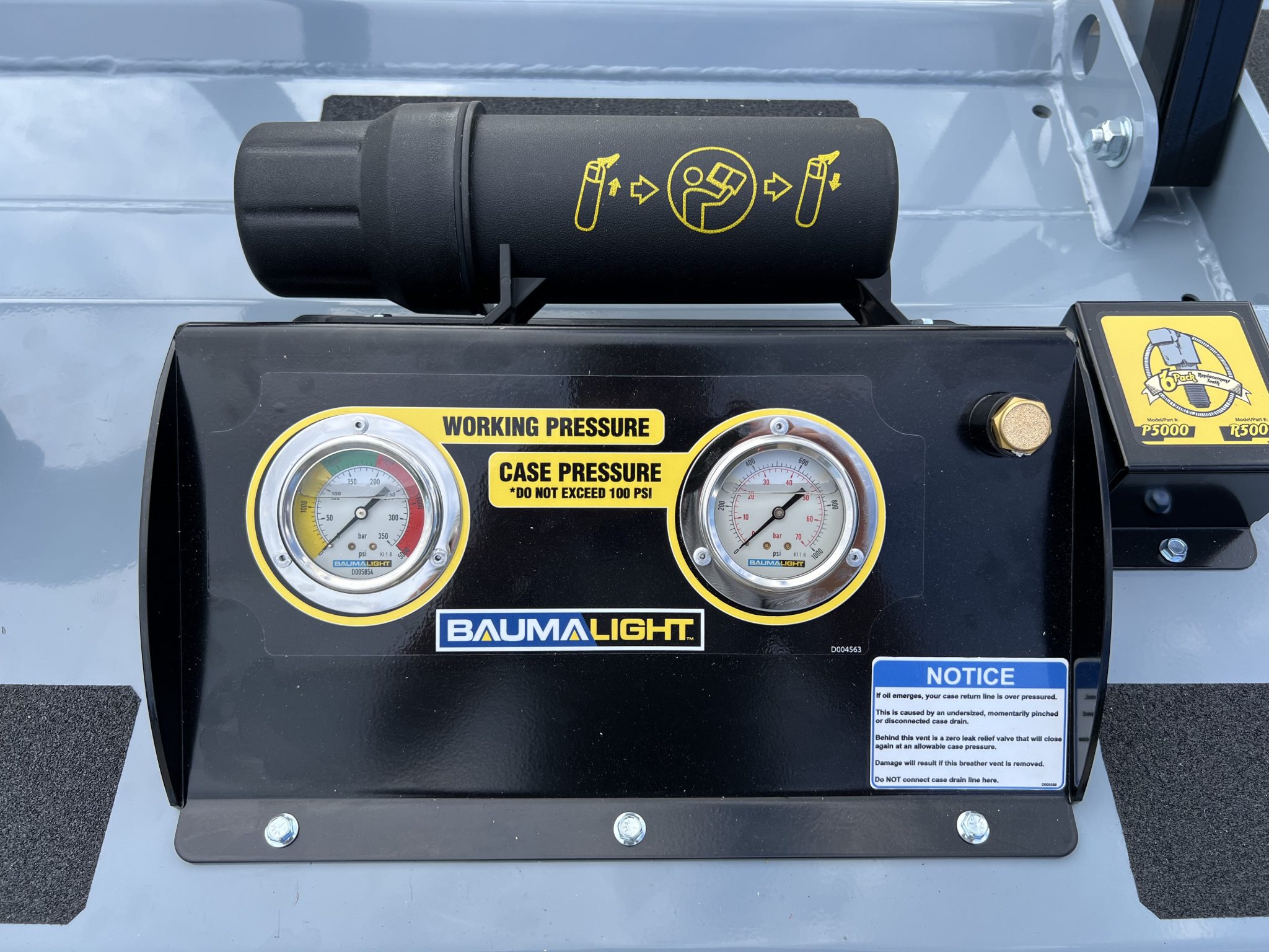 Baumalight MS560 Fixed Tooth Forestry Mulcher Attachment Fits Skid ...