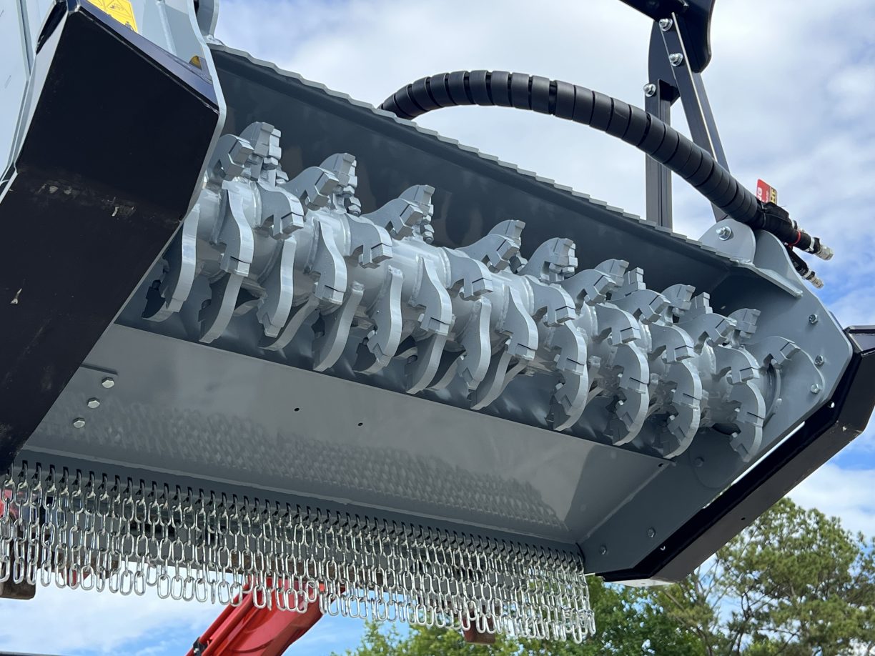 Baumalight MS560 Fixed Tooth Forestry Mulcher Attachment Fits Skid Steer Quick Attach – Skid ...