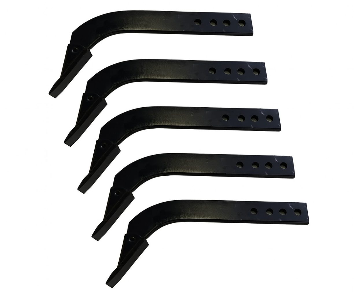 5 Pack 16” 3 Hole Box Blade Shank Scarifier Scraper Tooth with ...