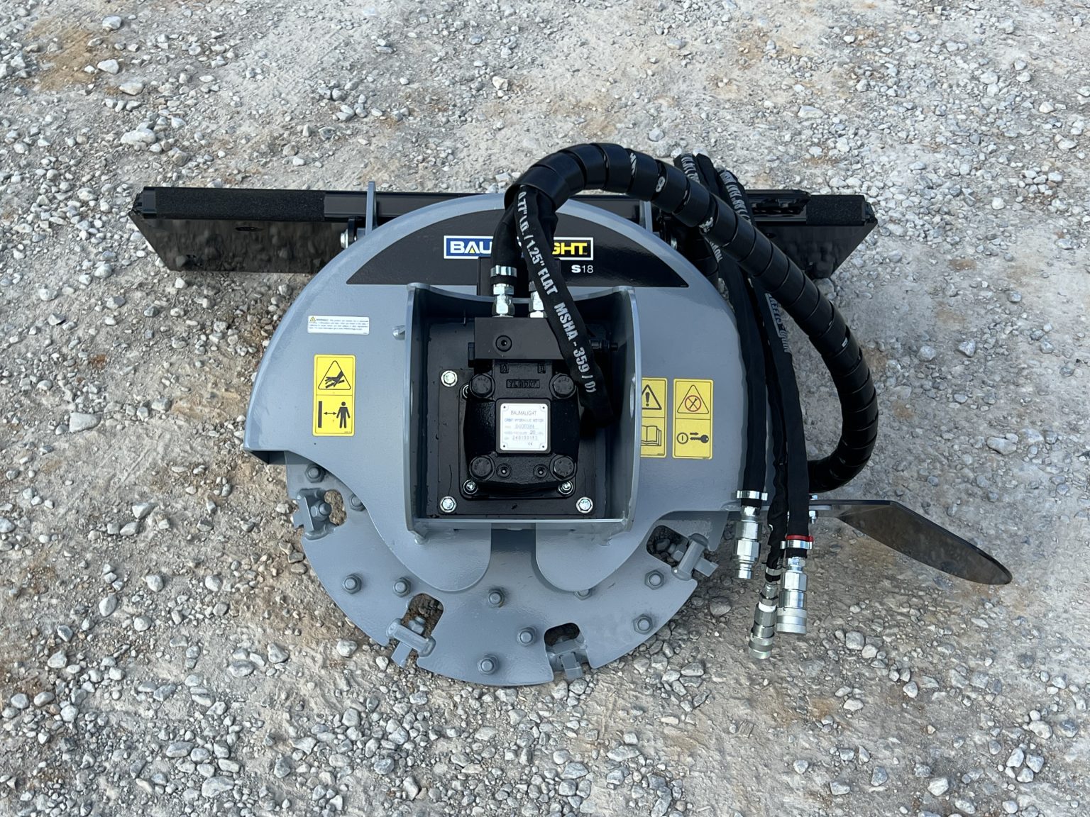 Baumalight S18 Stump Grinder Attachment Fits Skid Steer Quick Attach ...