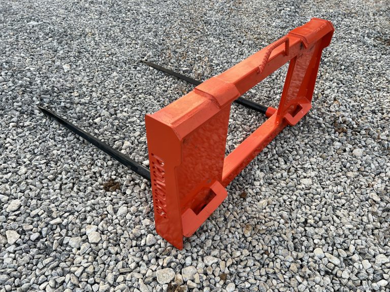 PROWORKS Dual Hay Spear Attachment Fits Skid Steer Quick Attach – Skid ...