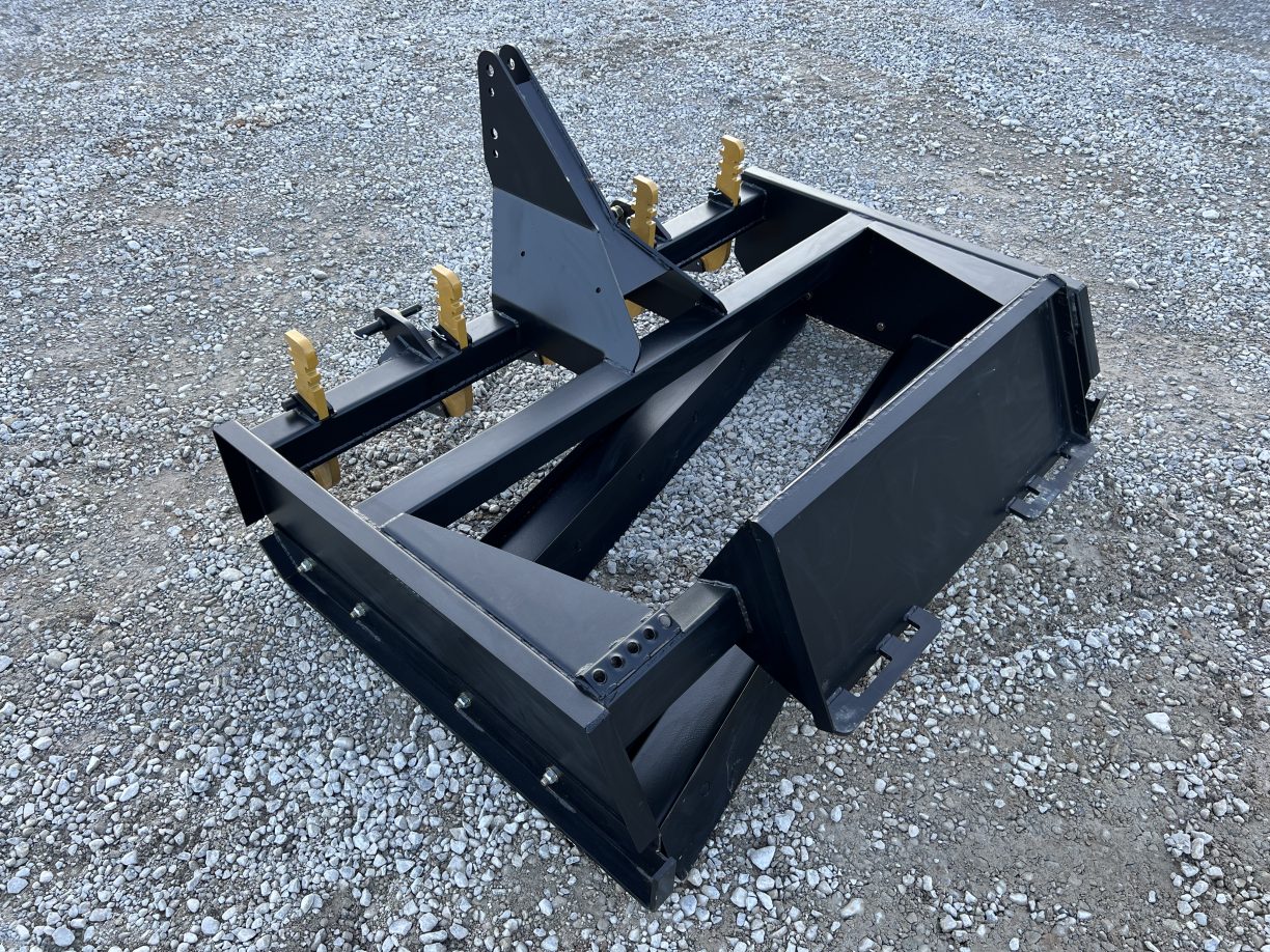 72″ Box Scraper Grader Scarifier Attachment Fits Skid Steer & Tractor 3 ...