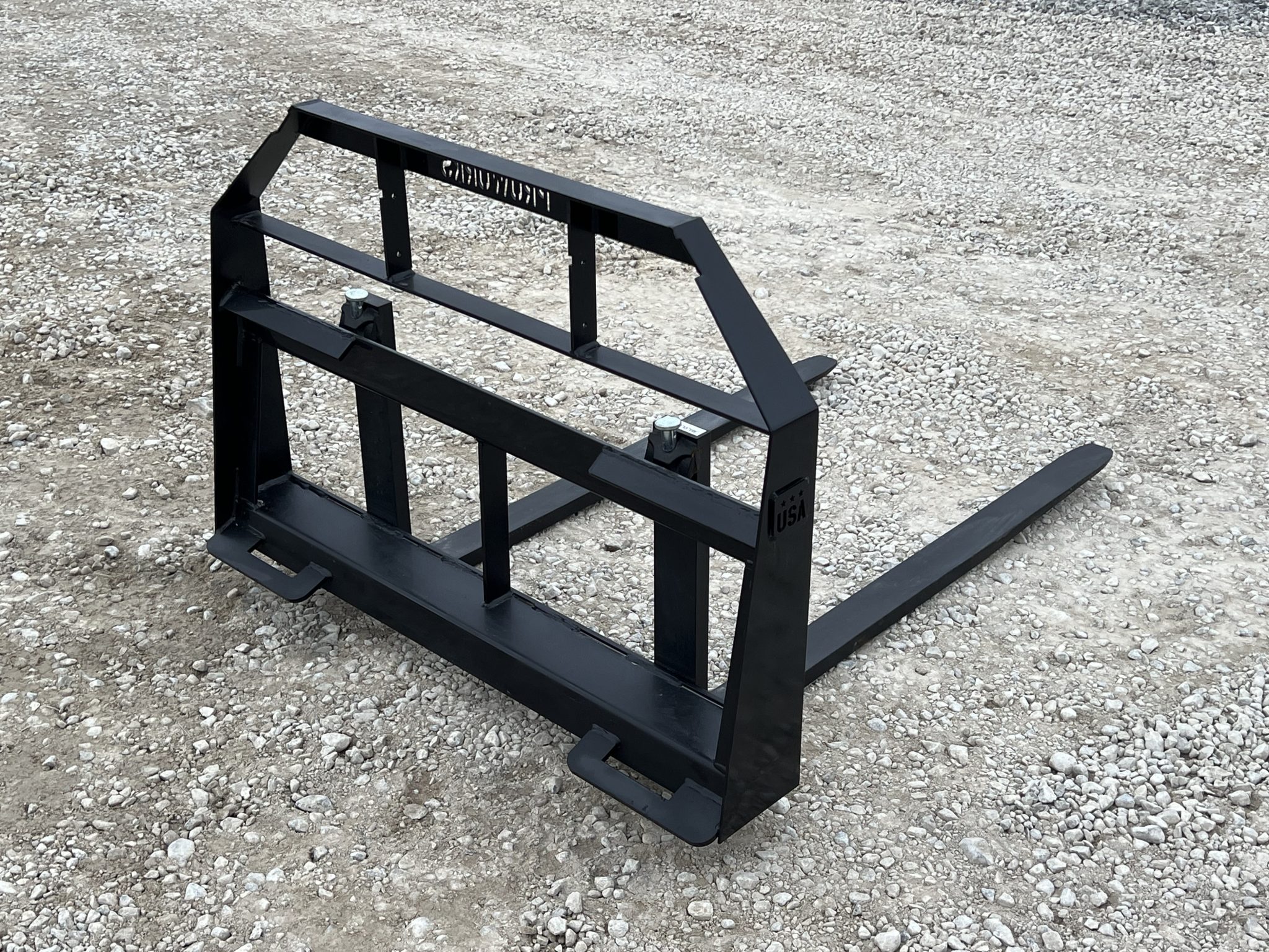 Standard Duty Pallet Fork Frame with 48″ 2,200 Pound Pallet Forks Fits ...