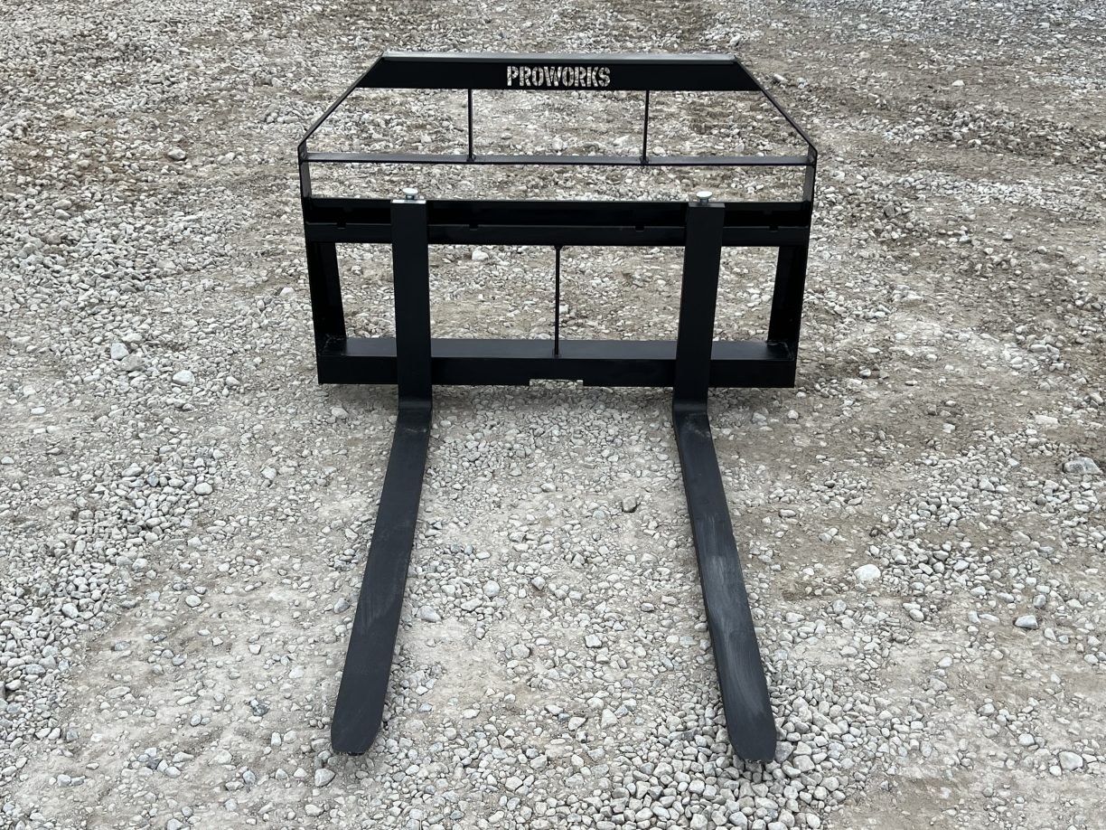 Standard Duty Pallet Fork Frame with 48″ 2,200 Pound Pallet Forks Fits ...