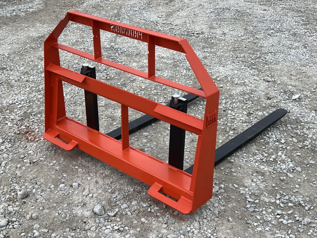 Standard Duty Pallet Fork Frame with 48″ 2,200 Pound Pallet Forks Fits ...